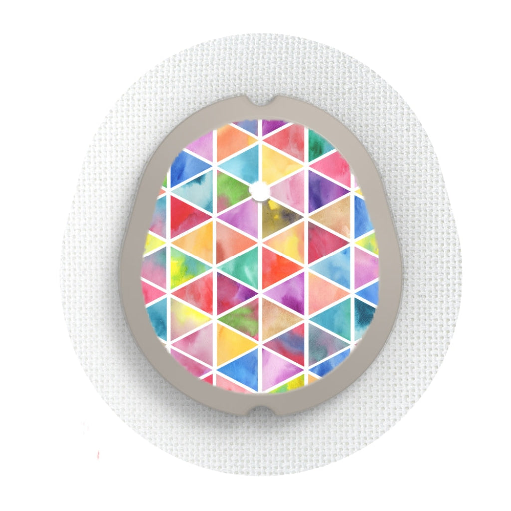 Rainbow Triangle - Dexcom G7 / Dexcom one+ Sticker – MyDiabeticLife